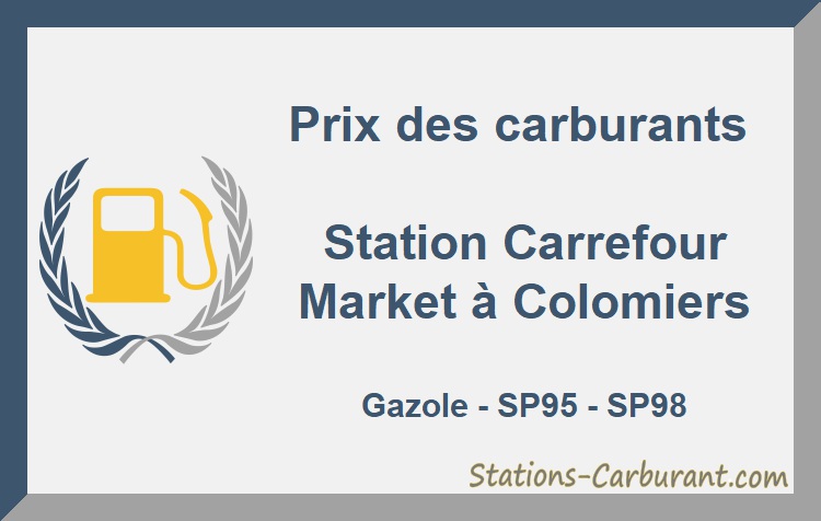 Carrefour Market à Colomiers - prix des carburants