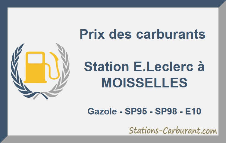 Station E.Leclerc à Moisselles - prix des carburants