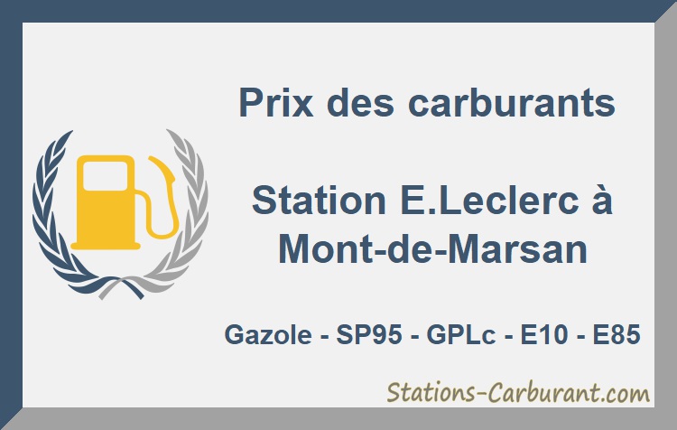 Prix Des Carburants Mont De Marsan