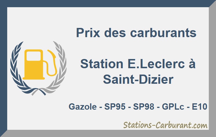 Prix Essence Saint Dizier