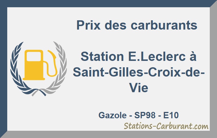 Prix Carburant Saint Gilles Croix De Vie