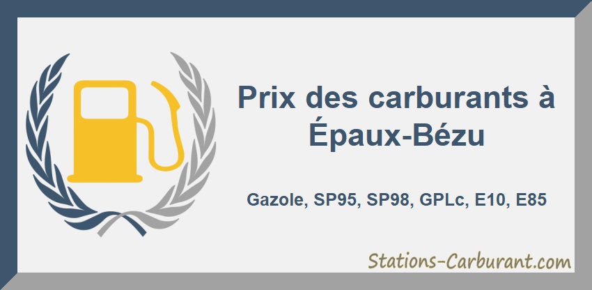 Prix des carburants à Épaux-Bézu